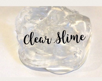 Clear slime | Etsy