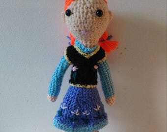 Crochet Anna Dress Pattern Princess Anna Frozen Dress Crochet