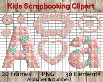 Alphabet Clipart Digital Alphabet Clip Art Images Upper Case