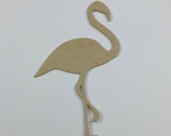 Flamingo wood cutout | Etsy