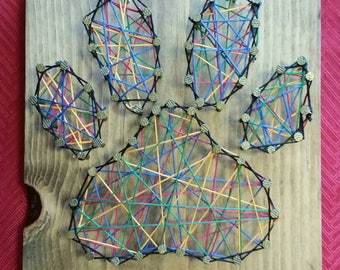 String and nail art | Etsy