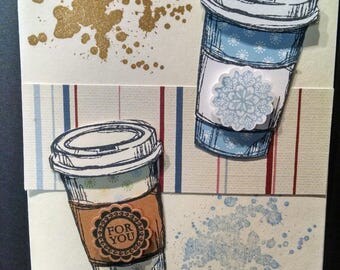 Coffee cup card | Etsy