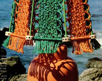 Macrame lampshade | Etsy