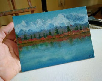 Small oil painting | Etsy