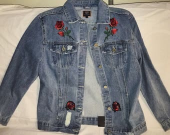 Custom denim jacket | Etsy