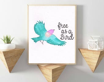 Bird quote | Etsy