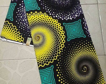 Green african fabric | Etsy