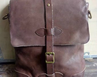 Mens leather satchel | Etsy