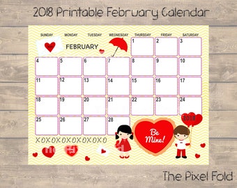 Cute calendar | Etsy