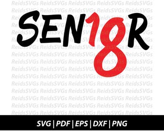 Senior 2018 svg | Etsy