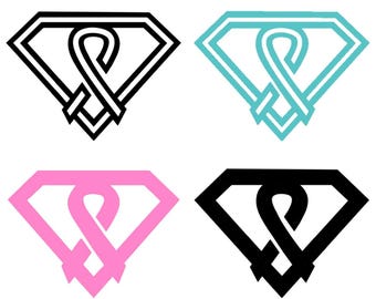 BLOOD Clot Vinyl Awareness Ribbon Decal DVT PE Pulmonary