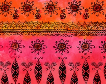 Bohemian fabric | Etsy