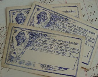 Antique calling card | Etsy