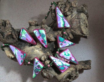 Triangular beads | Etsy