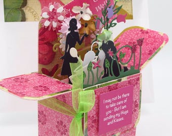 UNIQUE HANDMADE ONE OF A KIND EXPLOSION CARD IN A by CARDSBYMOM