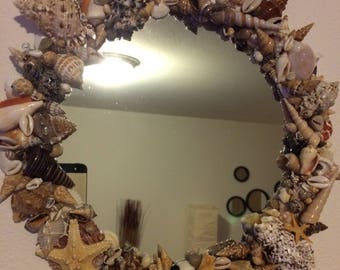 Seashell mirror | Etsy