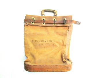 Canvas bank bag | Etsy