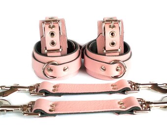 Leather bondage cuff | Etsy