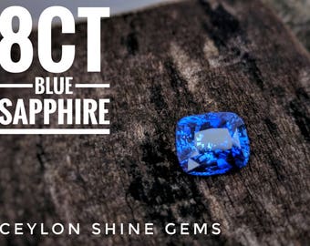 Royal blue sapphire | Etsy