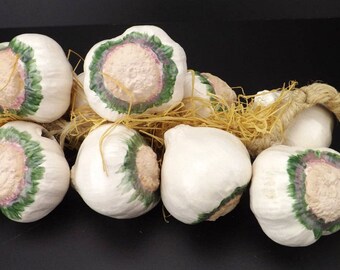 Ceramic garlic | Etsy