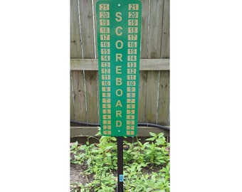 Cornhole scoreboard | Etsy