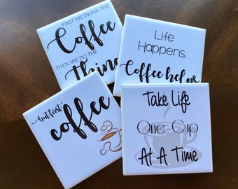 Coffee coaster | Etsy