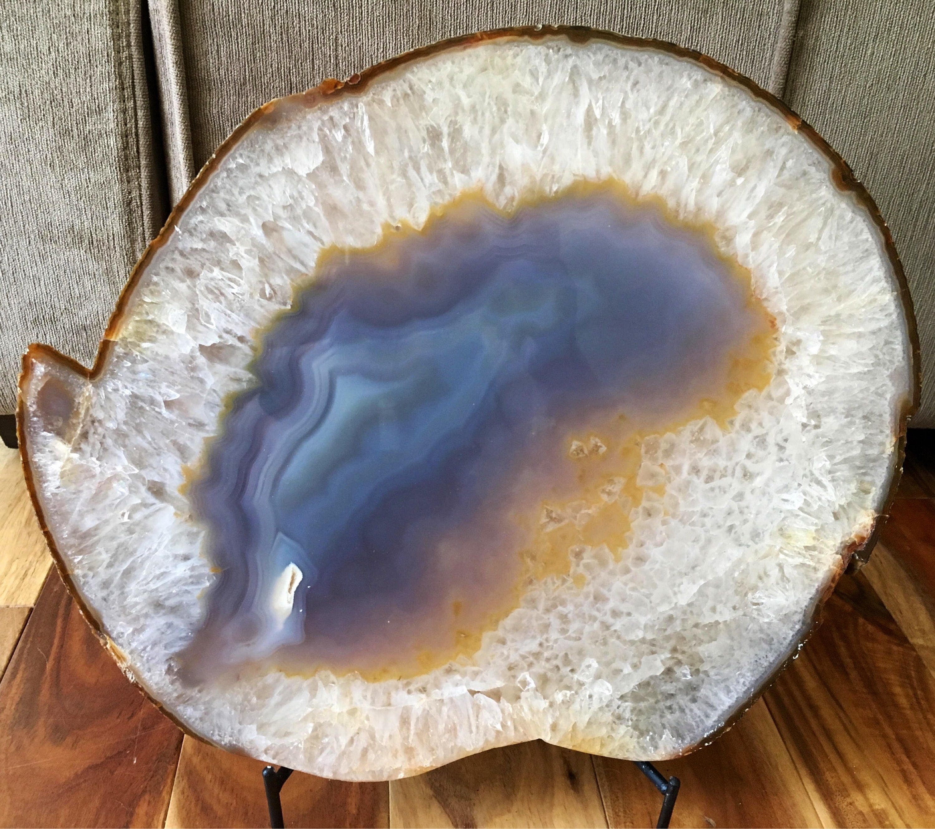 Agate Slice Large quartz crystal Agate Slab large agate