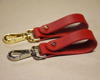 Handmade Leather Keychain Red Apple FREE Shipping Worldwide
