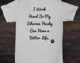 Husky t shirt | Etsy