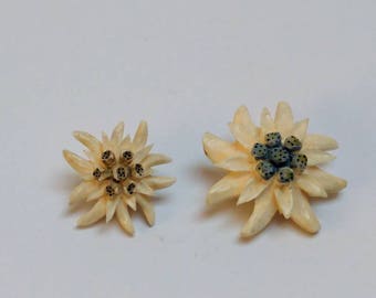 Edelweiss brooch | Etsy