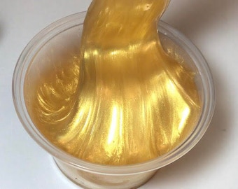 Gold slime | Etsy