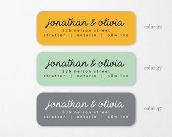 Return address label | Etsy