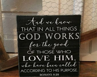 Scripture wall art | Etsy