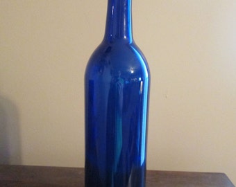 Cobalt blue wine | Etsy