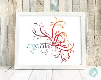 Craft room wall art | Etsy