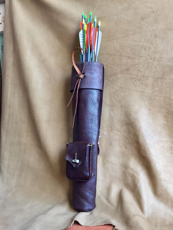 Leather Archery Shoulder Quiver