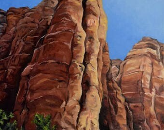 Sedona Cathedral Rock red river crossing Arizona photograph