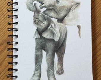 Elephant notebook | Etsy