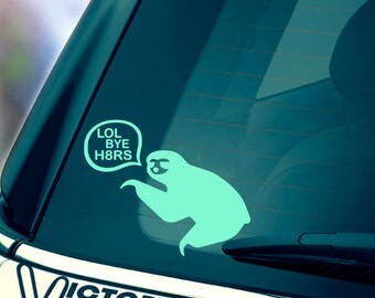 Sloth decal | Etsy