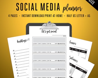 Printable weekly planner | Etsy