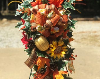 Fall door swag | Etsy