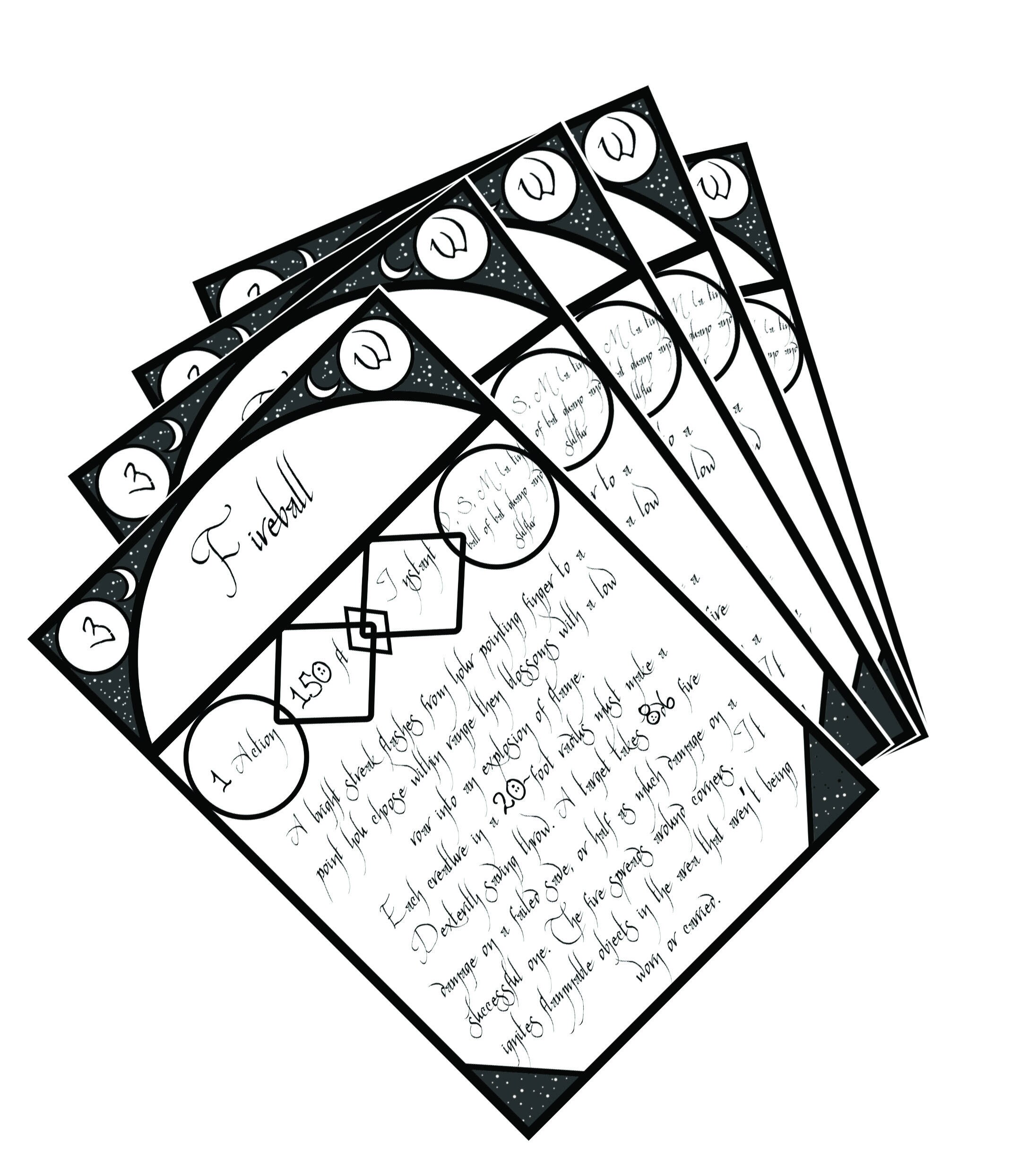 Dnd Printable Spell Cards