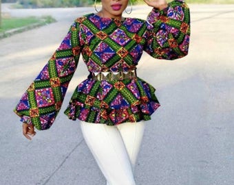 African print top | Etsy