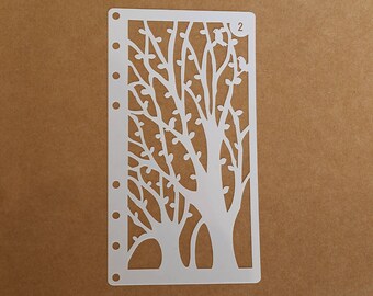 Tree stencil | Etsy