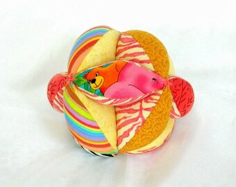 Crochet Pattern Baby Clutch Ball Toy makes a great baby