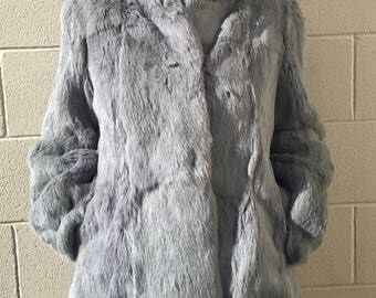 Patchwork rabbit fur | Etsy