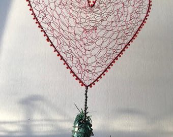 Rustic Wire Home Decor by SatarasWireCrafts on Etsy