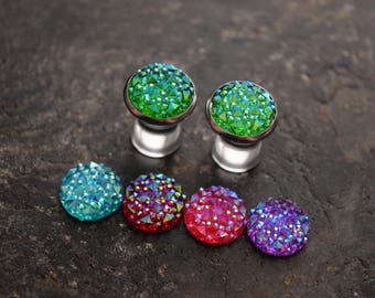 Resin plugs | Etsy