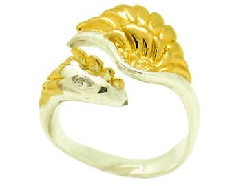 Rose Gold Phoenix RIng
