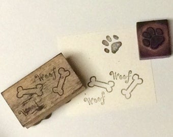 Dog paw stamp | Etsy